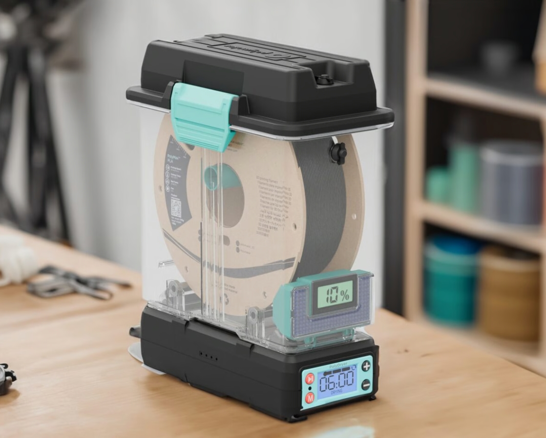 Polymaker Filament and PolyDryer: Improving 3D Print Quality