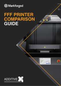 Markforged FFF Printer Comparison - Additive-X